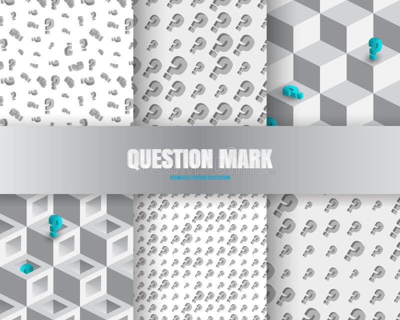Fond Du Point D'interrogation 3d Illustration de Vecteur - Illustration ...