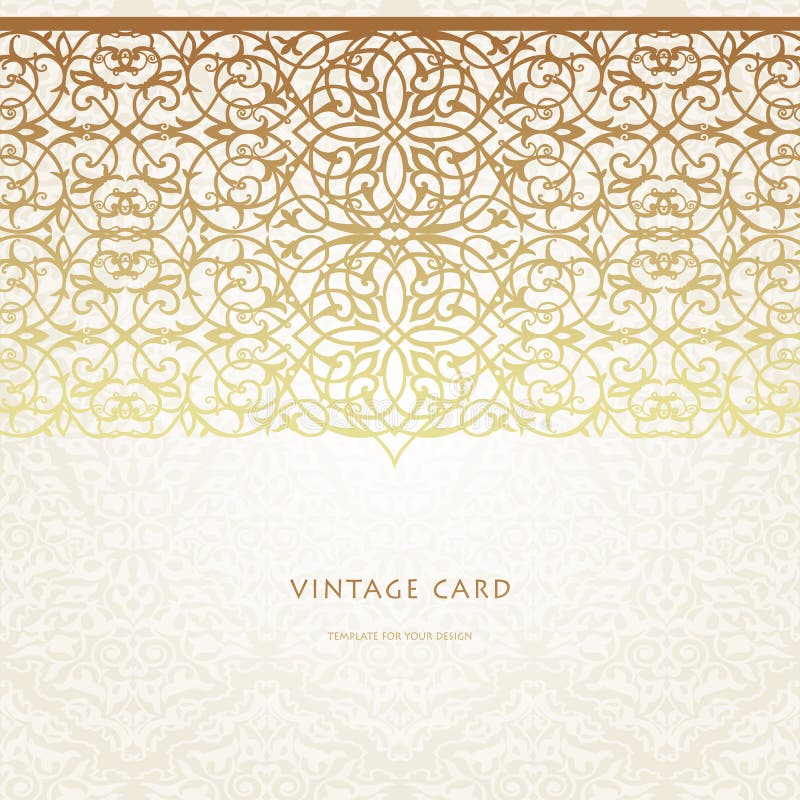 Fond En Filigrane Oriental D'ornement Illustration de Vecteur ...