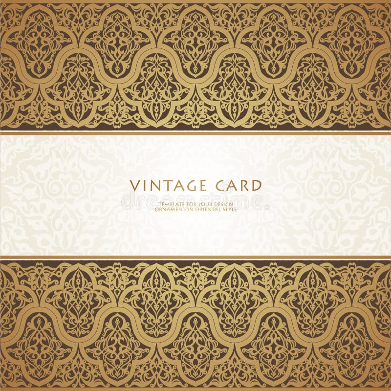 Fond En Filigrane Oriental D'ornement Illustration de Vecteur ...