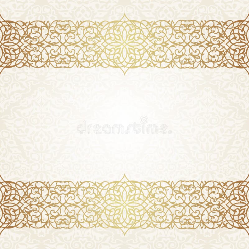 Fond En Filigrane Oriental D'ornement Illustration de Vecteur ...