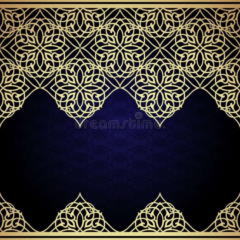 Fond En Filigrane Oriental D'ornement Illustration de Vecteur ...