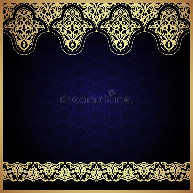 Fond En Filigrane Oriental D'ornement Illustration de Vecteur ...