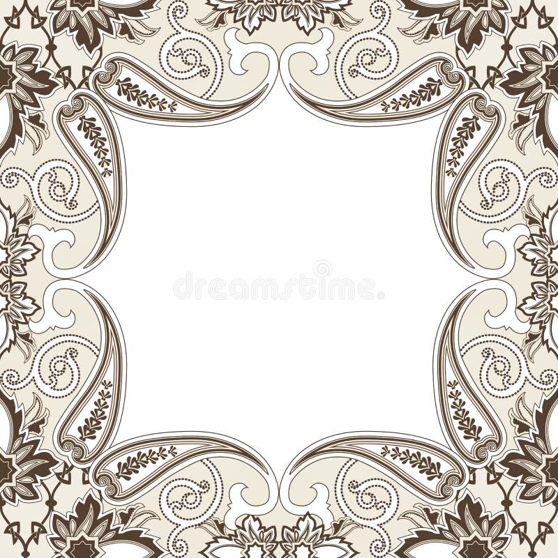 Fond En Filigrane Oriental D'ornement Illustration de Vecteur ...