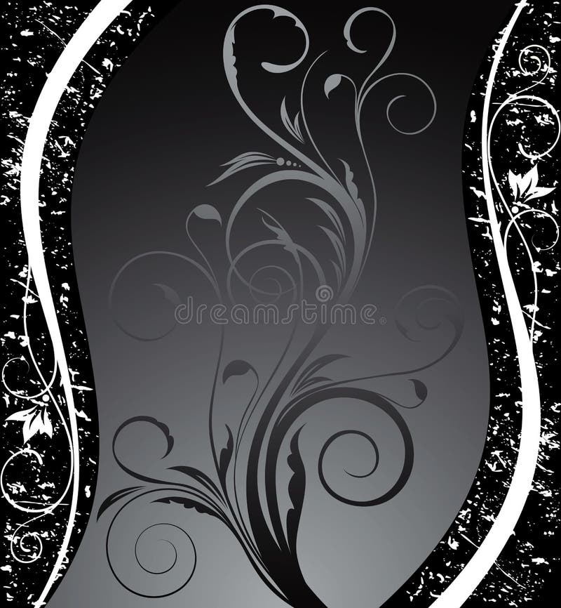 Fond floral pour le texte illustration de vecteur. Illustration du ...