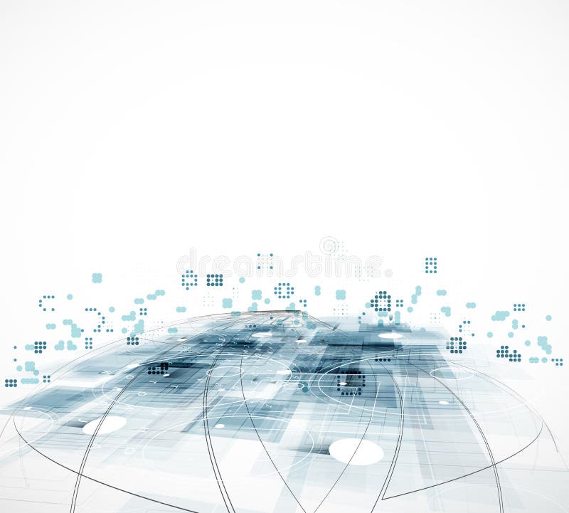 Fond Global D'affaires De Concept D'informatique D'infini Illustration ...