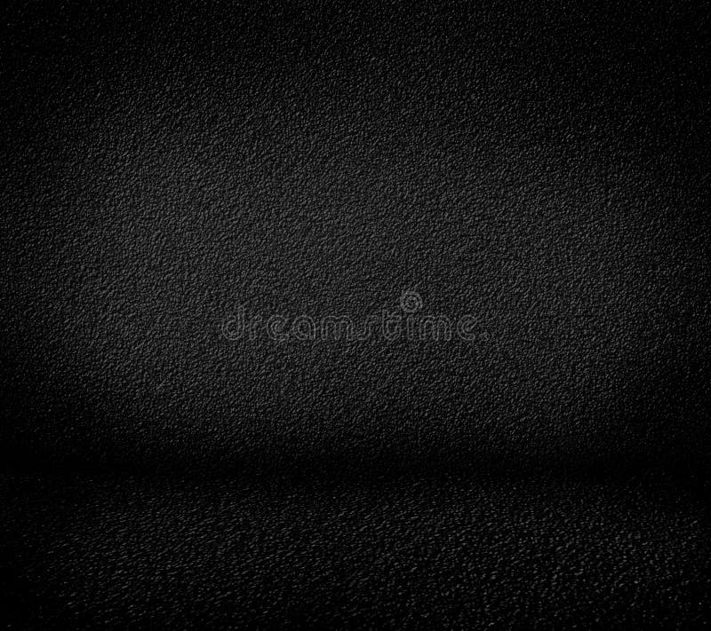 Fond De Mur Noir Minimaliste Et Granuleux Avec Sol Noir Photo stock ...