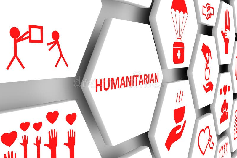Concept Humanitaire Word Art Illustration Illustration de Vecteur ...