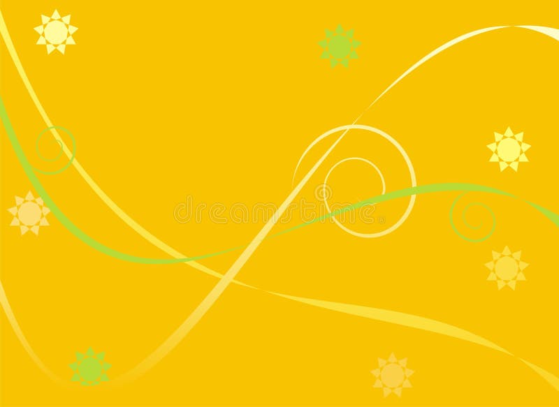 Fond jaune illustration de vecteur. Illustration du couleur - 3217753