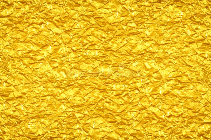 Fond Jaune Brillant De Texture De Feuille D'or De Feuille Photo stock ...
