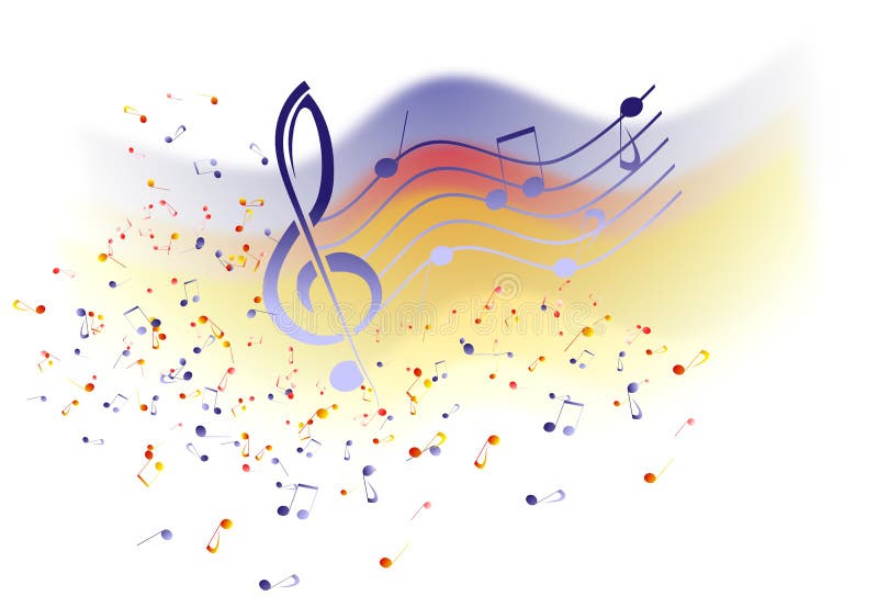 Fond musical illustration stock. Illustration du moderne - 33350580