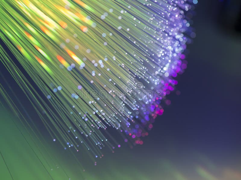 Fond optique de fibre photo stock. Image du données, noir - 34818862