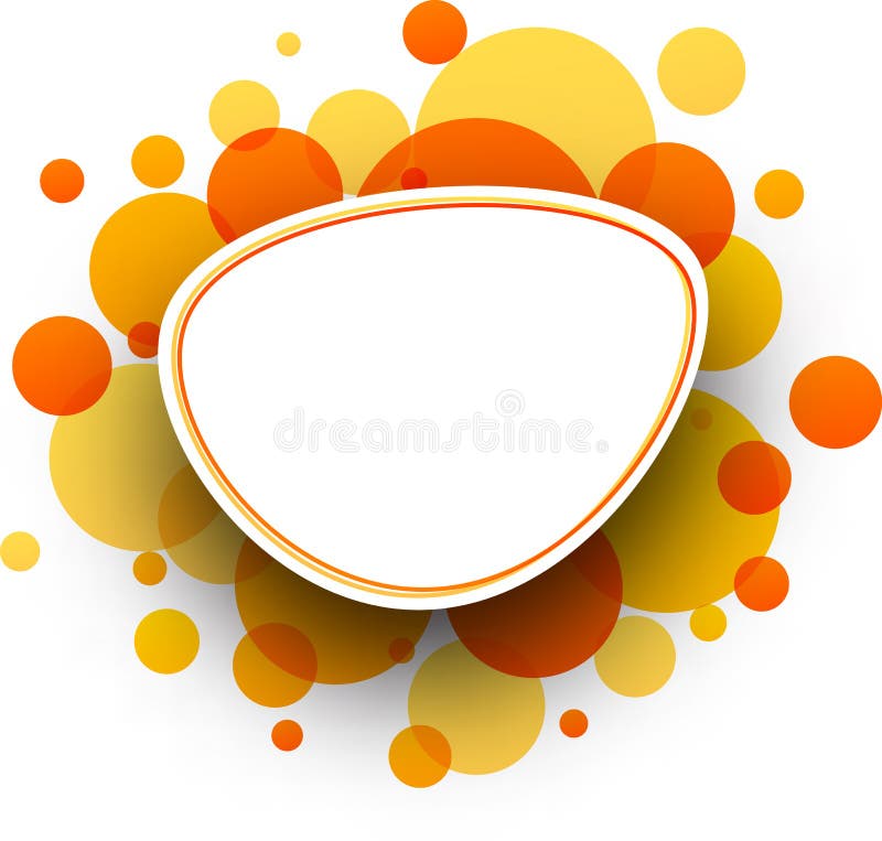 Fond orange ovale illustration de vecteur. Illustration du trame - 78602056