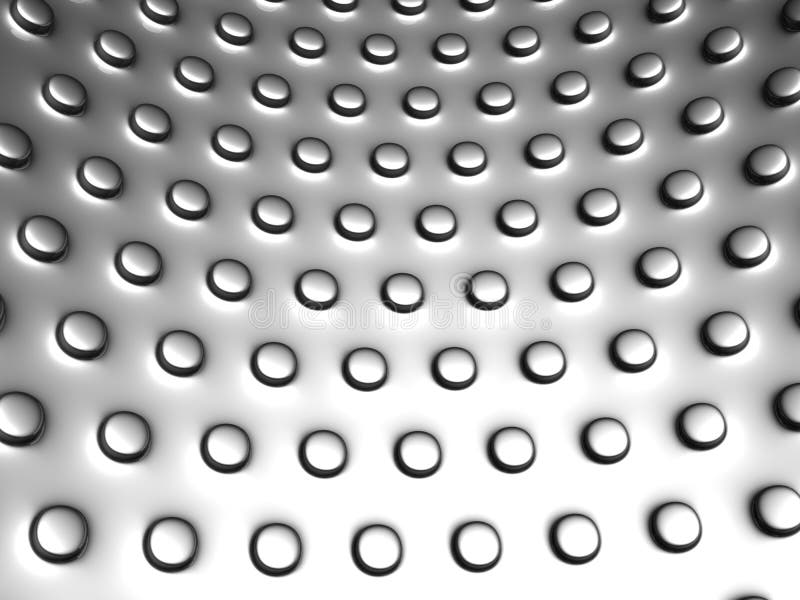 Fond Rond En Aluminium De Configuration De Points Illustration Stock ...