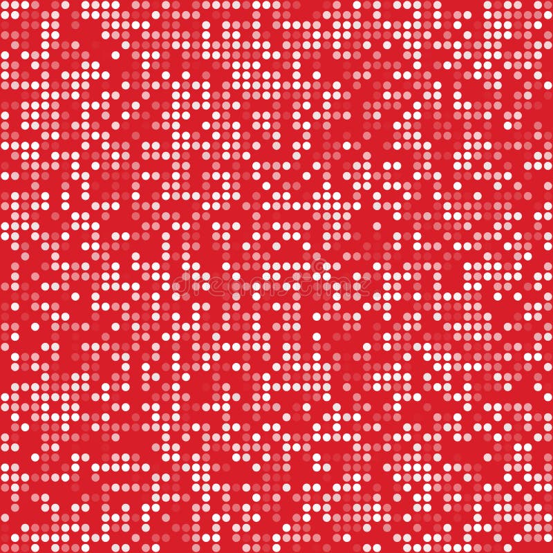 Pixel Rouge Dots Background Illustration Stock - Illustration du point ...