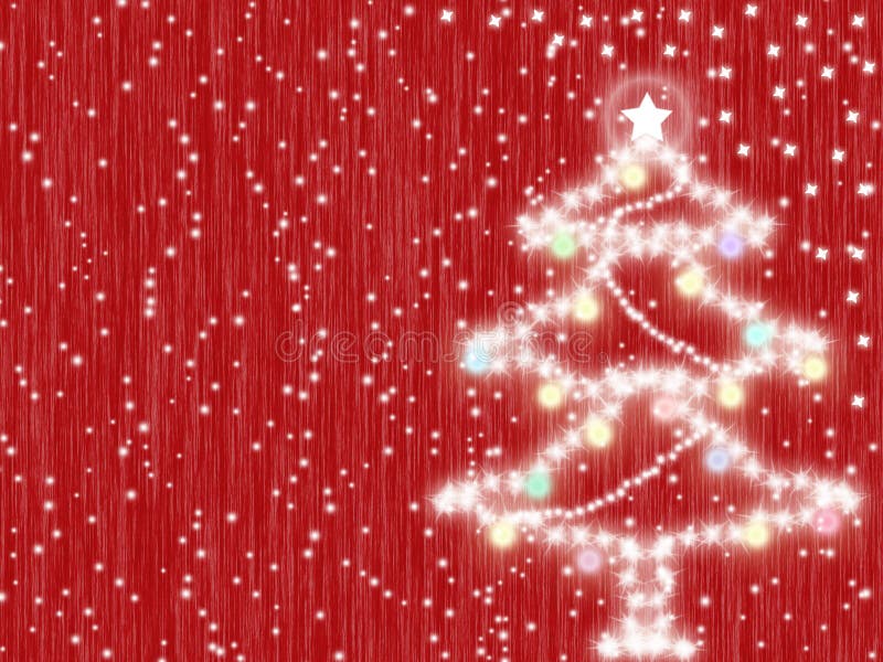 Fond rouge de Noël illustration stock. Illustration du fourrure - 3092513