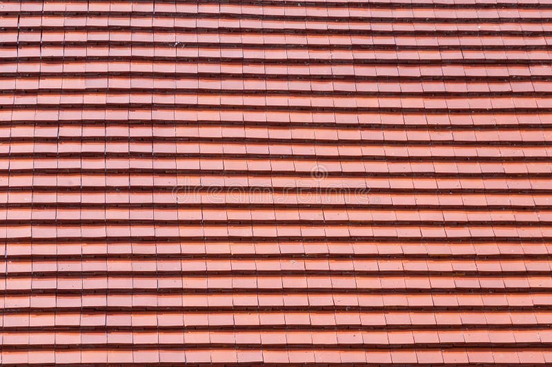 Fond Rouge De Texture De Tuiles De Toit Photo stock - Image of antique ...
