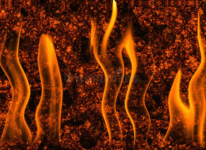 Fond Rouge De Texture Du Feu De Flamme Illustration Stock ...