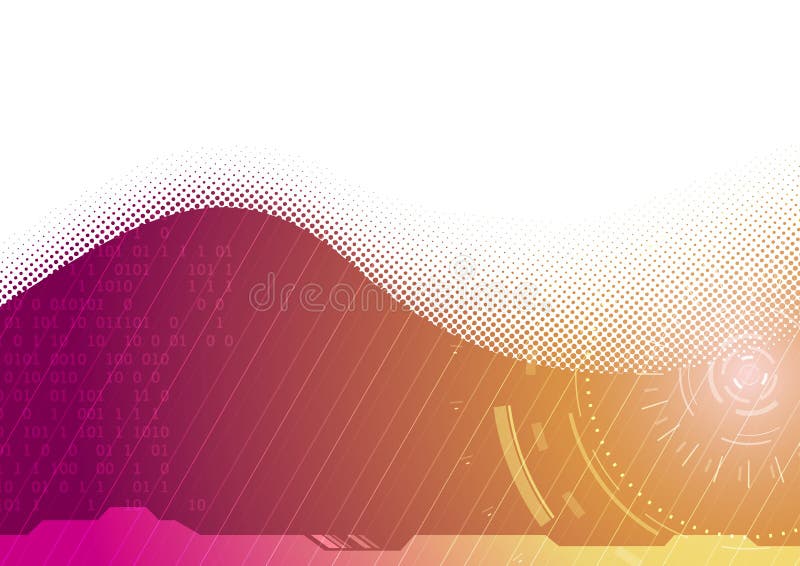 Fond Technologique Moderne Avec L'espace Vide Illustration de Vecteur ...