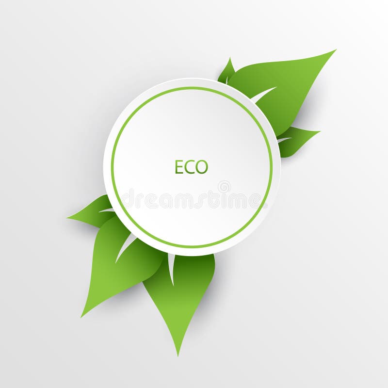 Fond vert d'eco de nature illustration de vecteur. Illustration du ...