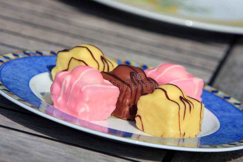 Fondant Fancies Cakes Food Picture. Image: 10487556