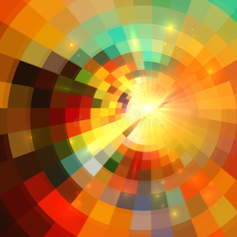 Fondo Abigarrado Mosaico Abstracto Colorido Ilustración del Vector ...