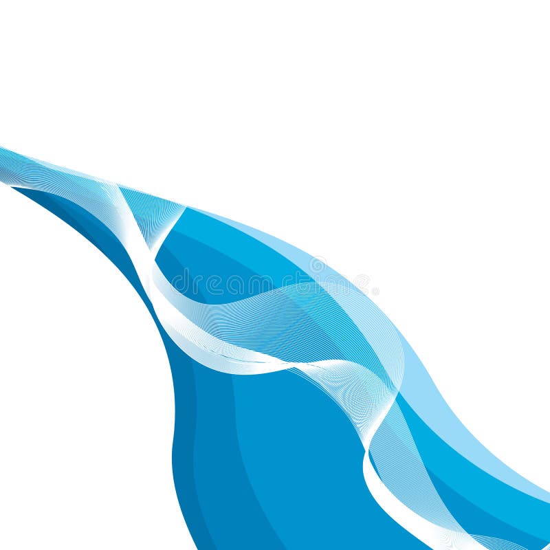 Rayas azules abstractas ilustración del vector. Ilustración de fondo ...