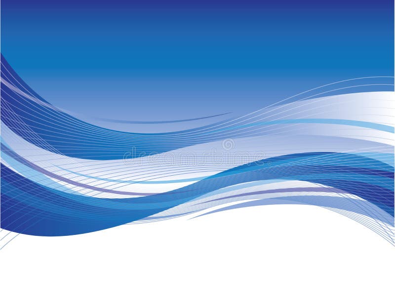 Rayas azules abstractas ilustración del vector. Ilustración de fondo ...