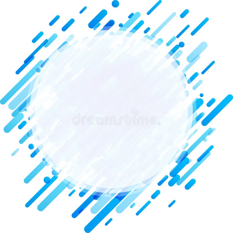 Fondo azul redondo ilustración del vector. Ilustración de arte - 90477824