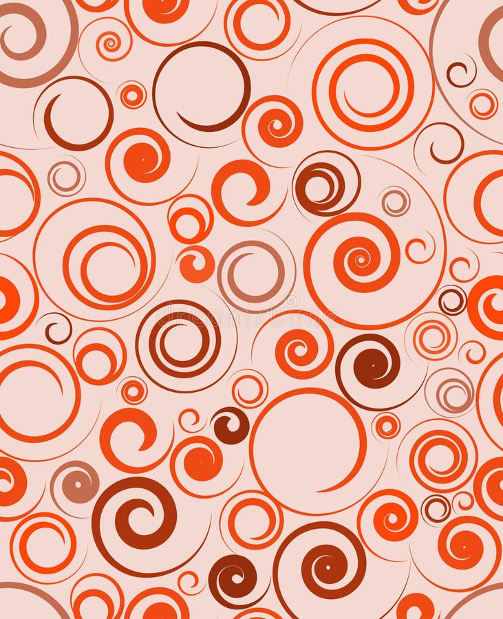 Fondo Abstracto Con Espirales. Vector Ilustración del Vector ...