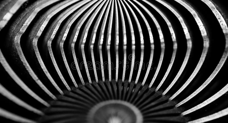 Fondo Abstracto Con La Pieza Y Los Elementos De Metal Foto de archivo ...