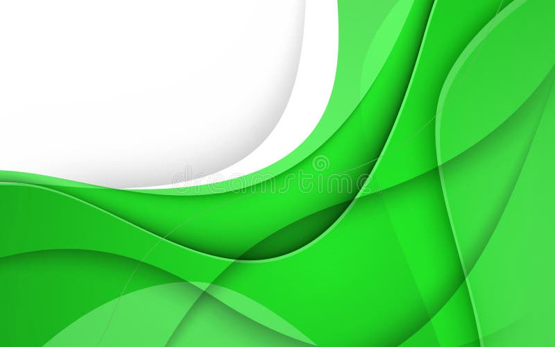 Fondo Abstracto Con Las Líneas Verdes Vector Ilustración del Vector ...