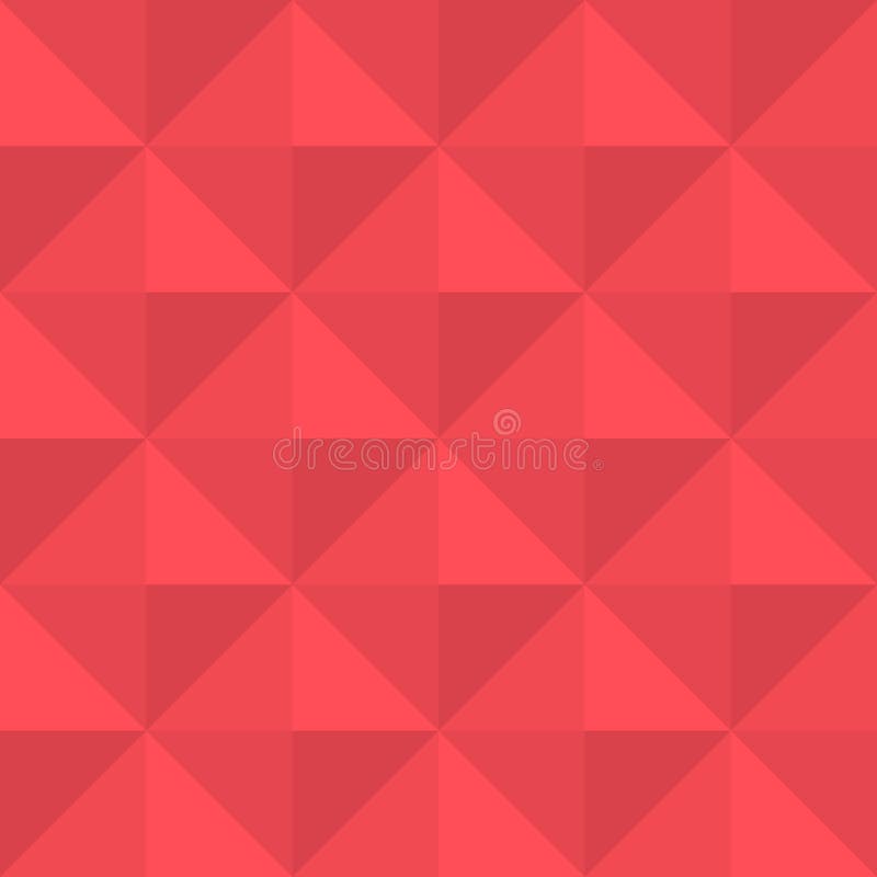 Fondo Abstracto Con Los Triángulos Rojos Ilustración del Vector ...
