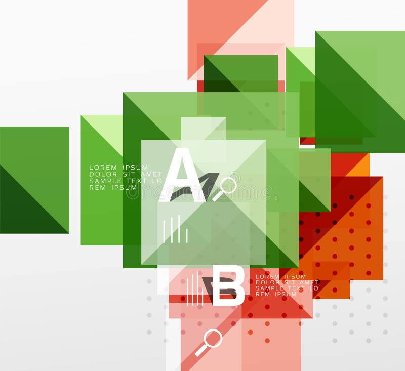 Fondo Abstracto Cuadrado Del Vector Stock de ilustración - Ilustración ...