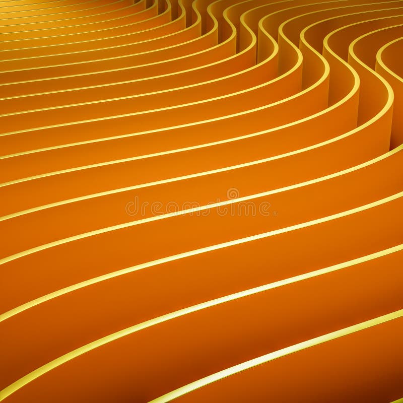 Imagen De Cabecera De Banner Web De Curvas Doradas Abstractas Stock de ...