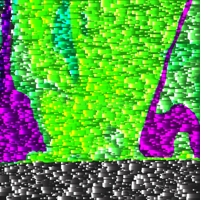 Fondo Abstracto De La Interferencia Ilustración del Vector ...