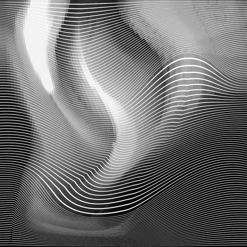 Fondo Abstracto De La Interferencia Ilustración del Vector ...