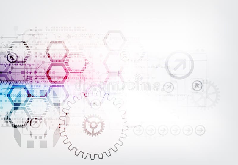 Fondo Abstracto De La Tecnología De Comunicación Digital Ilustración del Vector - Ilustración de ...