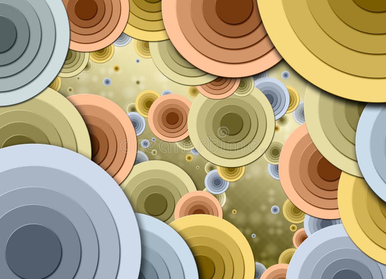 Fondo Abstracto Del Círculo Stock de ilustración - Ilustración de ...