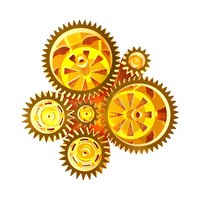 Fondo Abstracto Del Engranaje Stock de ilustración - Ilustración de ...