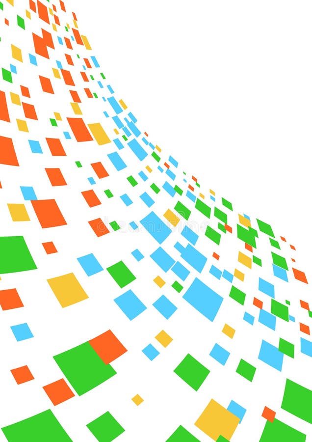 Fondo Abstracto Del Vector Con El Cuadrado Ilustración del Vector ...