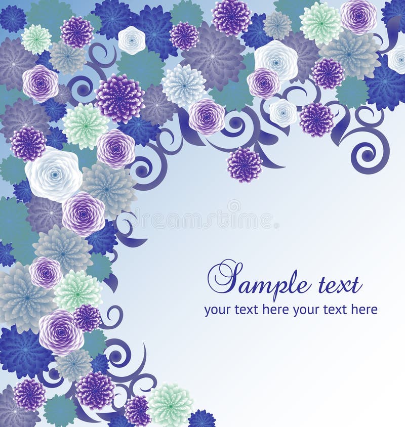 Fondo Abstracto Floral Del Vector. Ilustración del Vector - Ilustración ...