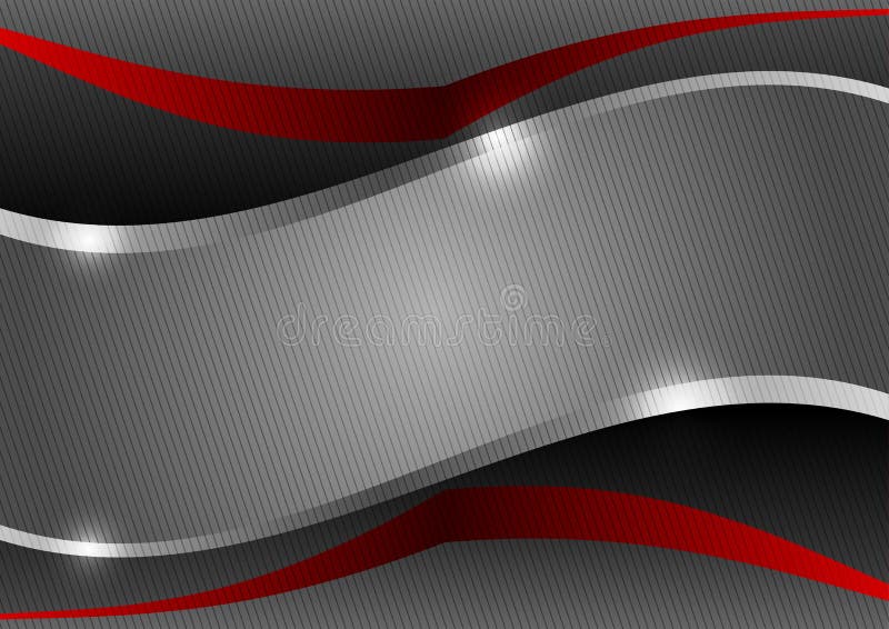 Fondo Abstracto Gris Y Rojo Del Vector Ilustración del Vector ...