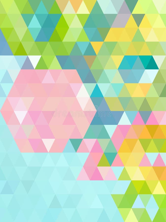 Fondo Abstracto Verde Claro De Los Triángulos Ilustración del Vector ...