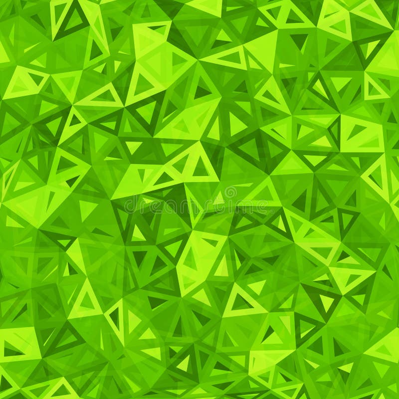 Fondo Abstracto Verde Del Vector De Los Triángulos Ilustración del ...