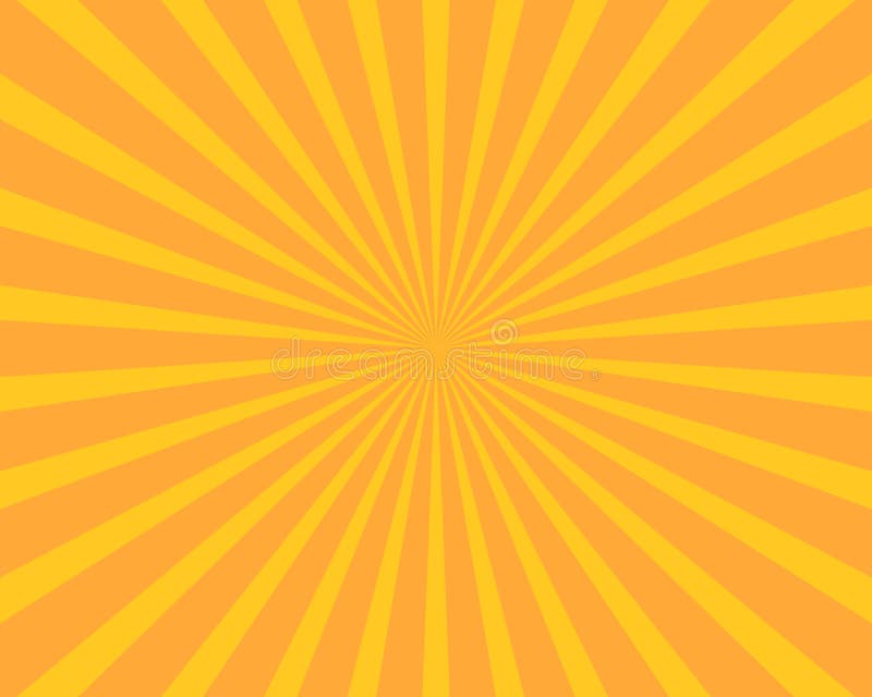 Fondo Amarillo Del Vector Del Ejemplo De La Explosión Del Sol Extracto ...
