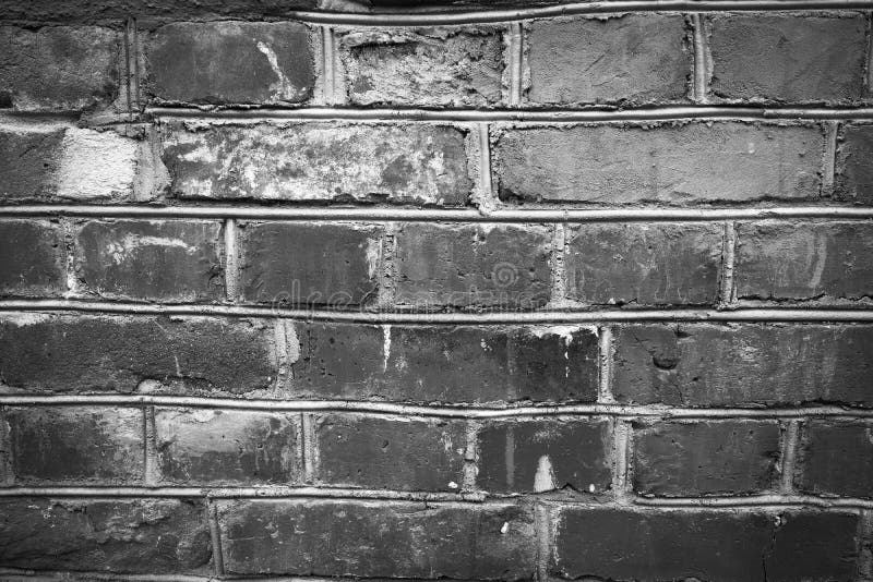 Fondo Antiguo De Pared De Ladrillo Negro Foto de archivo - Imagen de ...