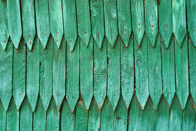 Fondo Antiguo De Pared De Tablillas De Madera Verde Vintage Foto de ...