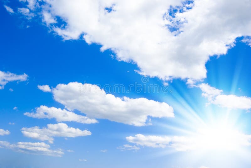 Fondo asoleado del cielo foto de archivo. Imagen de hermoso - 5281998