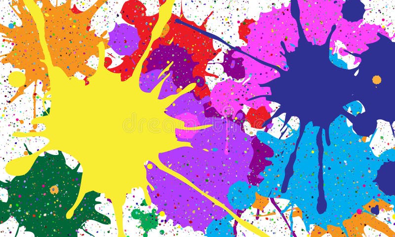 Fondo Astratto Delle Macchie Colorate Illustrazione Vettoriale ...