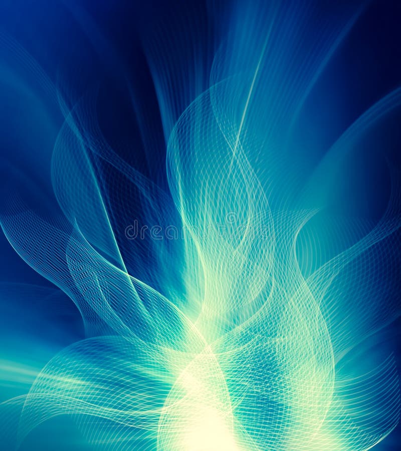 Fondo azul abstracto stock de ilustración. Ilustración de flujo - 116893036